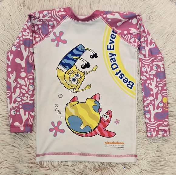 Nickelodeon | Swim | Nickelodeon Spongebob Longsleeved Rash Guard Punta ...
